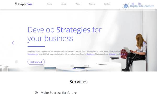 Purple Buzz – Responsive Bootstrap 5 HTML5 Template