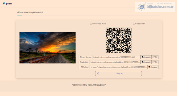 Resim Upload Scripti