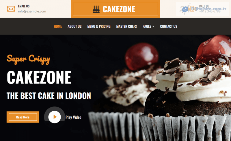 CakeZone – Bootstrap 5 HTML5 Cake Shop Template